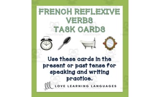French Reflexive Verbs Lesson + Exercises - Verbes Réfléchis by Teach ...