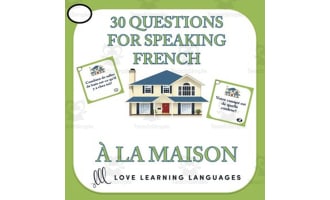 French: Speaking Card Game - Friends and Family Vocabulary by Teach Simple