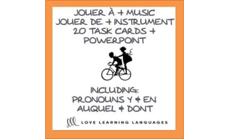 French Passé Composé with Être and Avoir Task Cards - Cartes à tâches ...