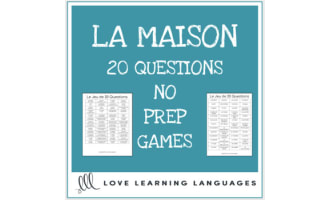 French: The Game of 20 Questions - Food Vocabulary - No Prep Printable ...