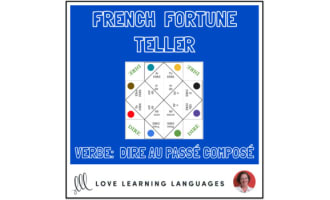 French Verb ÊTRE - PASSÉ COMPOSÉ - Fortune Tellers by Teach Simple