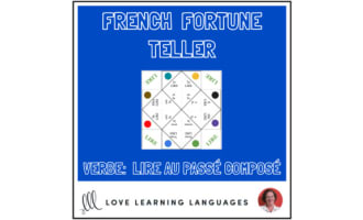 French Verb VENIR - PASSE COMPOSE - Fortune Tellers by Teach Simple
