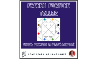 French Verb VENIR - PASSE COMPOSE - Fortune Tellers by Teach Simple