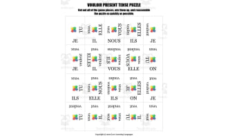 French: METTRE - Present Tense Worksheet by Teach Simple
