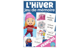 French: Spring Memory Game by Teach Simple