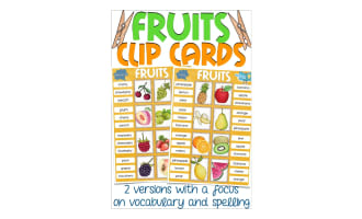 Clip Cards: Jobs - Spelling & Vocabulary by Teach Simple