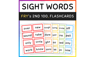 Fry Sight Words, Fourth Hundred, 301-400, [SET 1] by Teach Simple