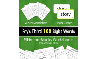 Fry's Fifth 100 Sight Words Fill-in-the-Blanks by Teach Simple