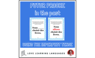 French Futur Proche with the Imperfect - 50 Practice Cards - Distance ...
