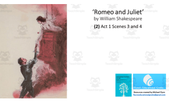 GCSE Literature: (9) Romeo and Juliet Act 4 Scenes 1 and 2 by Teach Simple