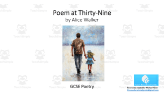 GCSE Poetry Lesson: ‘Loves Dog’ by Jen Hadfield by Teach Simple
