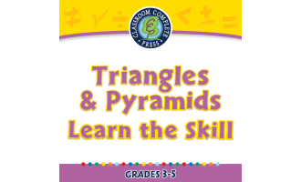 Geometry: Triangles & Pyramids - Practice the Skill 2 - FLASH-MAC by Teach Simple