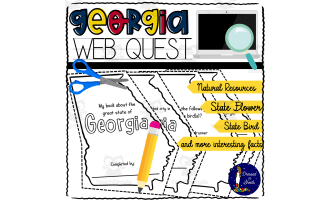 Hawaii WebQuest Printable Book by Teach Simple