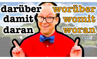 German: Da- & Wo-Compounds with Accusative Prepositions by Teach Simple