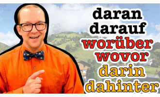 German: Da- & Wo-Compounds with Accusative Prepositions by Teach Simple