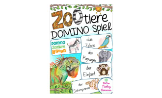 Dominoes: Zoo Animals by Teach Simple