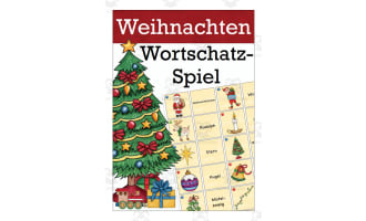 German Memory Cards: The Christmas Story by Teach Simple