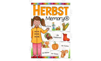 German Memory Cards: At School by Teach Simple