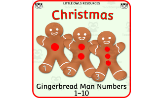 Gingerbread Man Shape Game by Teach Simple