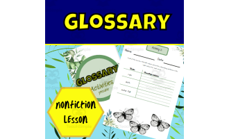 Nonfiction glossary worksheets by Teach Simple