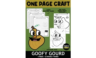 Adorable Acorn One Page Paper Craft Activities by Teach Simple