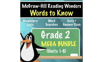 Grade 4 McGraw-Hill Reading Wonders Words to Know - COMPLETE SET by ...