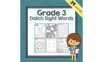 Grade 1 Dolch Sight Words Bingo by Teach Simple