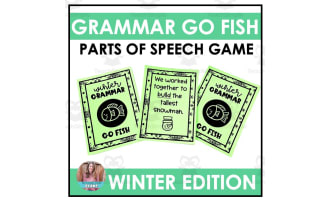 Grammar Go Fish: Parts of Speech Review Game (Spring Edition) by Teach ...
