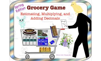Grocery Game: Estimating, Adding, and Multiplying Decimals - Winter ...