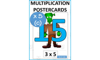 Space Multiplication Repeated Addition Posters x10c by Teach Simple