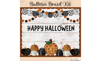 Fall is Spookcactilar Halloween/Cactus Bulletin Board Kit, Door ...