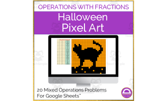 Operations with Fractions Activity | Add Subtract Multiply Divide Code ...