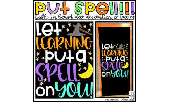 "Hocus Pocus" I Smell Children Fall Bulletin Board Kit, Door Decoration ...