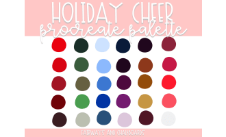 Lemonade Stand Procreate Color Palette by Teach Simple