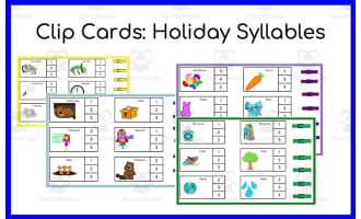 Nouns Clip Cards by Teach Simple