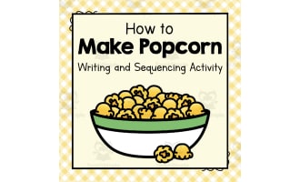How to Make Popcorn Worksheet by Teach Simple