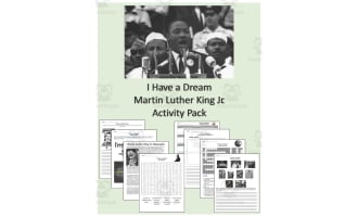 Martin Luther King Jr., "I Have A Dream" Book Companion Activities by ...