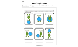Identifying Top or Bottom Worksheet by Teach Simple