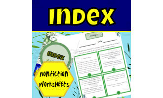 Nonfiction index lesson rainforest by Teach Simple