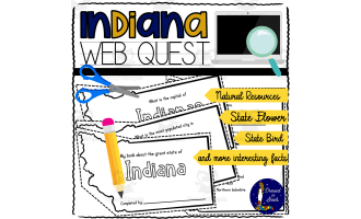 California WebQuest Printable Book by Teach Simple