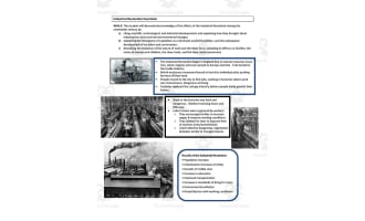 Industrial Revolution Cheat Sheet by Teach Simple