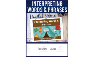 Interpreting Words + Phrases Digital Quiz by Teach Simple