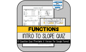 Introduction to Functions with Tables & Graphs NOTES & PRACTICE by ...