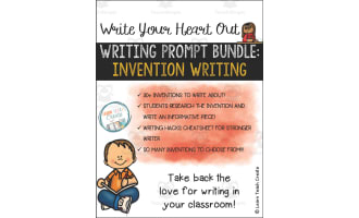 My Favorites Writing Prompt Bundle by Teach Simple
