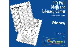 It's Spring! Kindergarten Math & Literacy Center: Money by Teach Simple