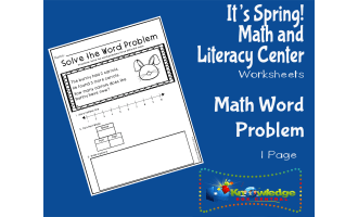 It's Winter! Kindergarten Math & Literacy Center: Math Word Problem by ...