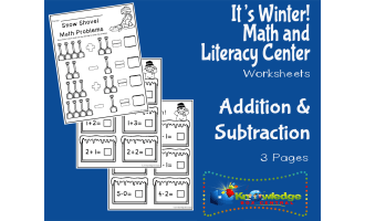 It's Winter! Kindergarten Math & Literacy Center: Sight Words by Teach ...