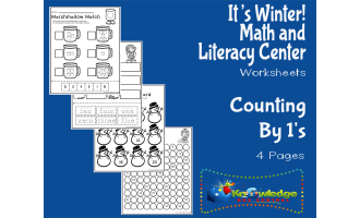 It's Winter! Kindergarten Math & Literacy Center: Money by Teach Simple