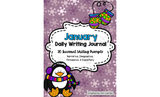 April Daily Writing Journal by Teach Simple