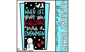 April Door Set: Rainbows and Rain by Teach Simple